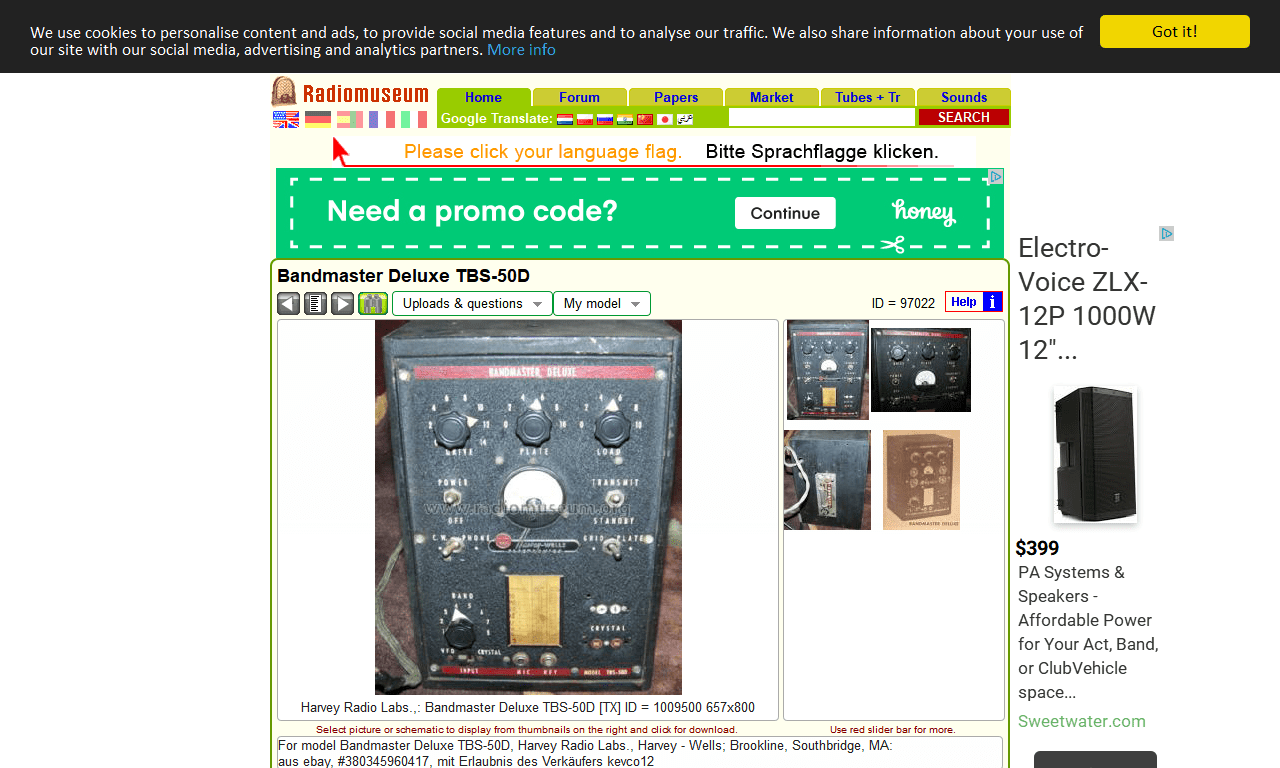 Harvey-Wells TBS-50D - Ham Radio Stop Amateur Radio Directory